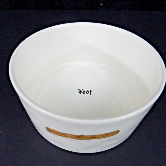 Rae Dunn | Other | Rae Dunn New By Magenta Woof Stick Dog Bowl Dish ...